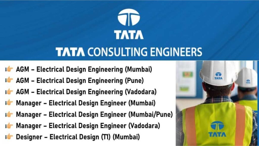 Tata Consulting Engineers Ltd Jobs 2025 | Electrical Engineering Jobs ...